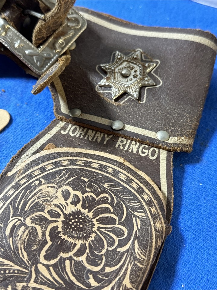 Original 1950s JOHNNY RINGO Model Toy Belt w DOUBLE HOLSTER | eBay