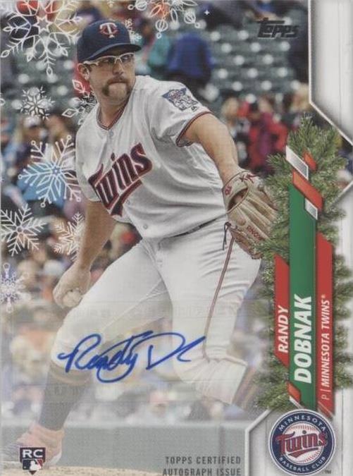 2020 Topps Holiday - Walmart Mega Box Autographs Randy Dobnak #HWA-RD ...
