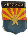 State of Arizona Flag Shield Lapel Pin | eBay