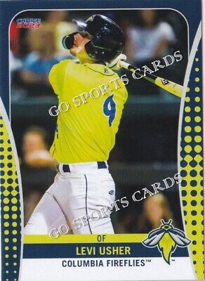 2023 Columbia Fireflies Levi Usher RC Rookie Kansas City Royals Minor ...