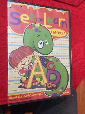 See and Learn Letters DVD, PreSchool, Kindergarten, 30 Mins NEW | eBay