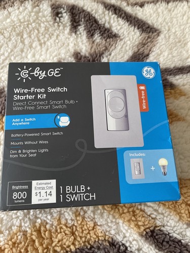 New Open Box GE wire-free switch starter kit with bulb | eBay