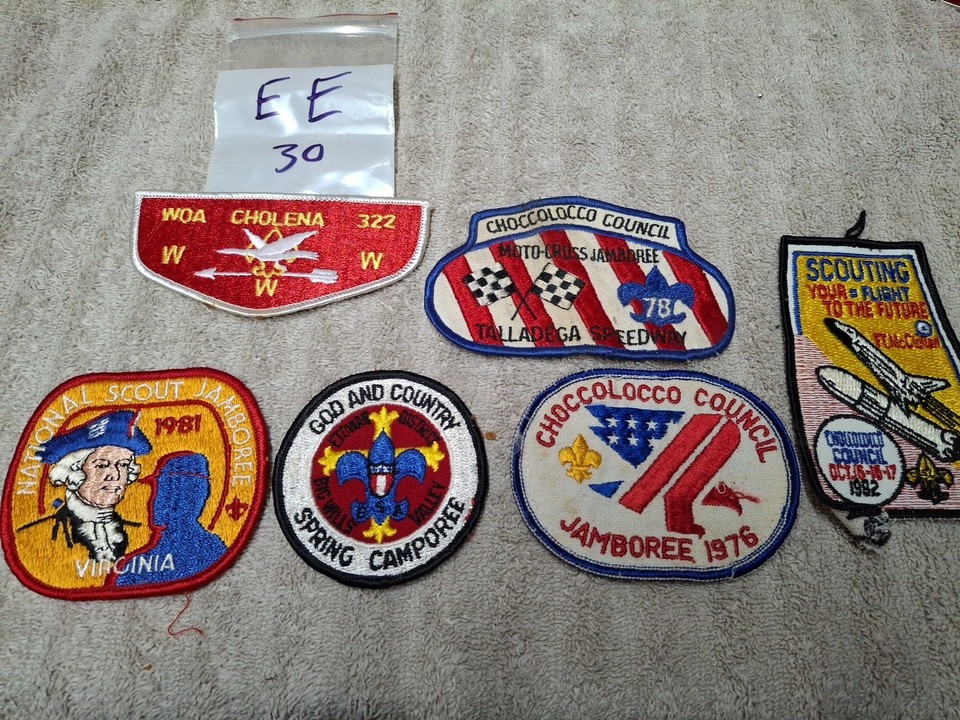 vintage boy scout patches lot 1970s, 1980s, EE30, Old Set , Patches ...