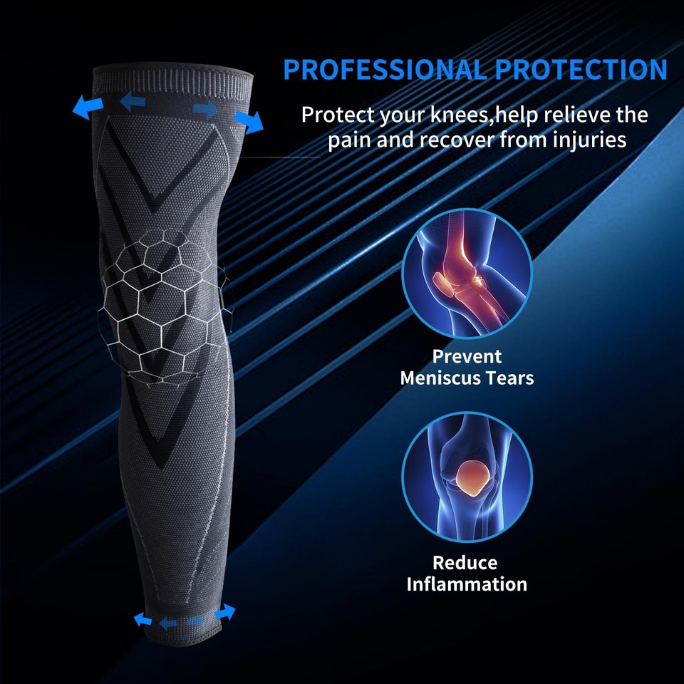 Flytex Full Leg Compression，Full leg sleeve long compression leg sleeve ...