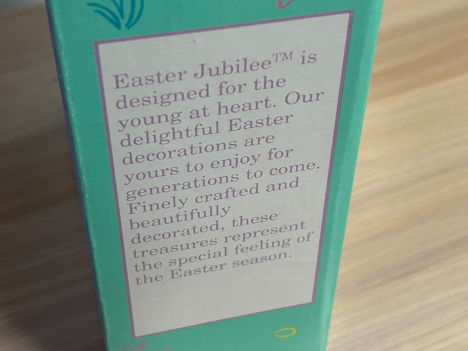 VTG 1994 Easter Jubilee Bunny Couple & Tree Resin Figurines Kmart | eBay