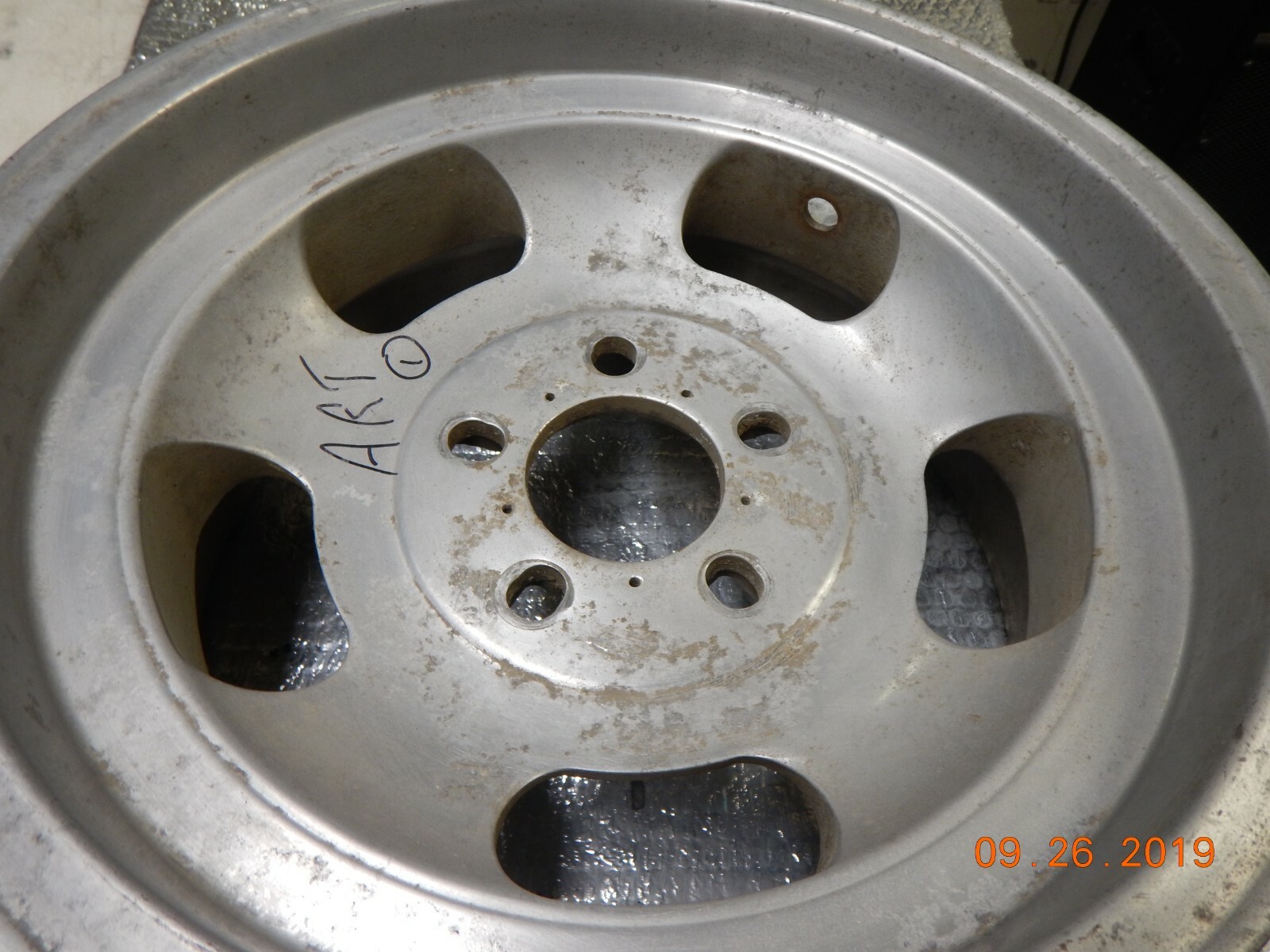 Vintage 15x6.5" Gyro Slot Mag Racing Wheel | Fenton Ford Mopar Chevy SS ...