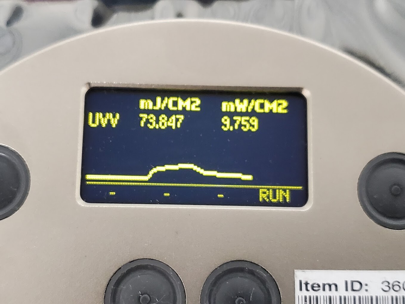 EIT UVICURE PLUS II Radiometer 10W/cm2 10W UVV UV Peak Irradiance Meter ...