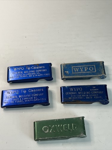 5 Welding Tip Cleaners Wypo Oxweld Used Made In USA Estate Standard | eBay