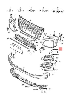 Genuine End Cap AUDI Q2 81A807152A9B9 | eBay