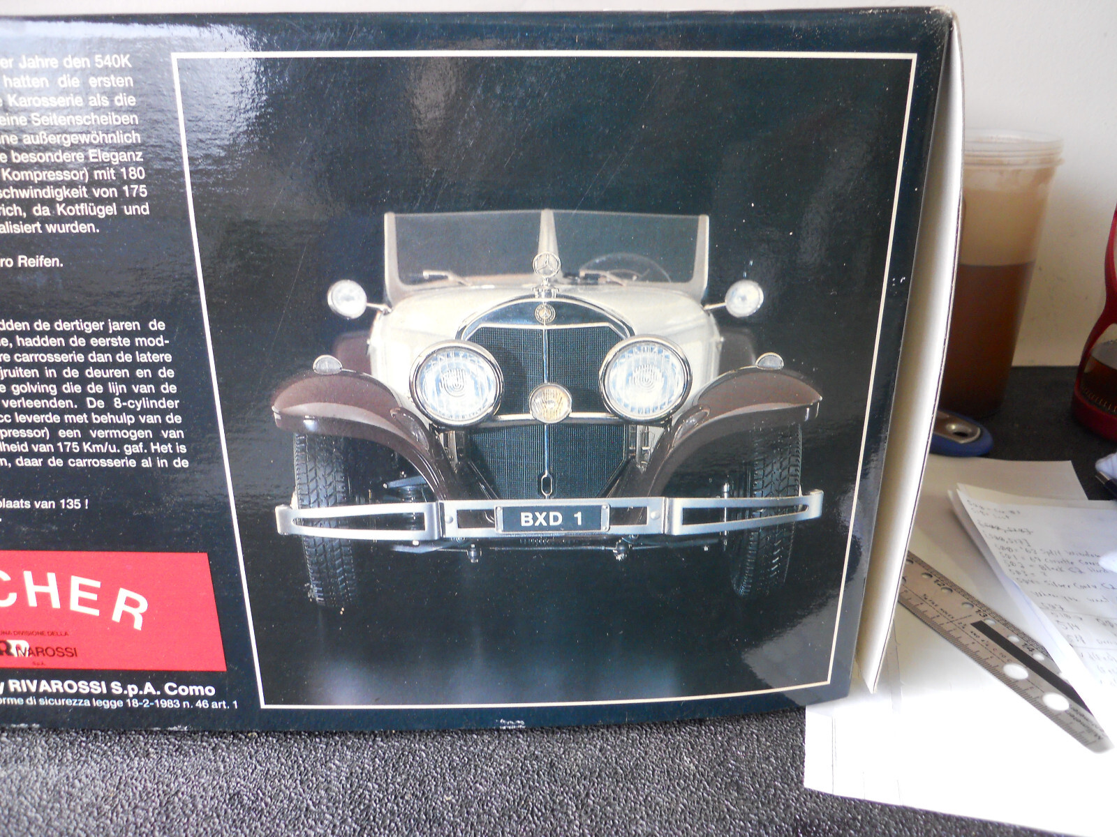 Pocher Mercedes-Benz 540K */SUPER RARE/* Art. K91 Model Giant Scale 1:8 ...