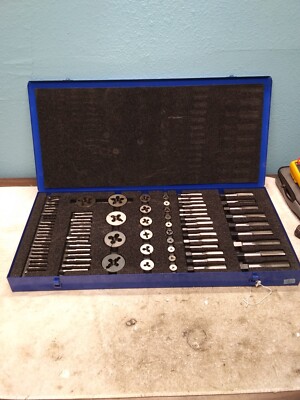 Greenfield U.S Screw Threading Set #6 Tap Die Set USA 82pc Type One NF ...