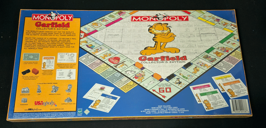 USAopoly Monopoly Garfield Collectors Edition Property Trading Board ...