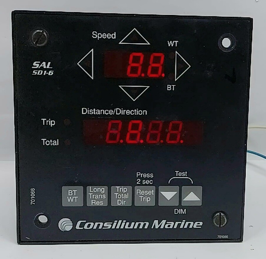 Consilium Marine SAL SD1-6 Universal 2-Axis Log Display SD16 for sale ...