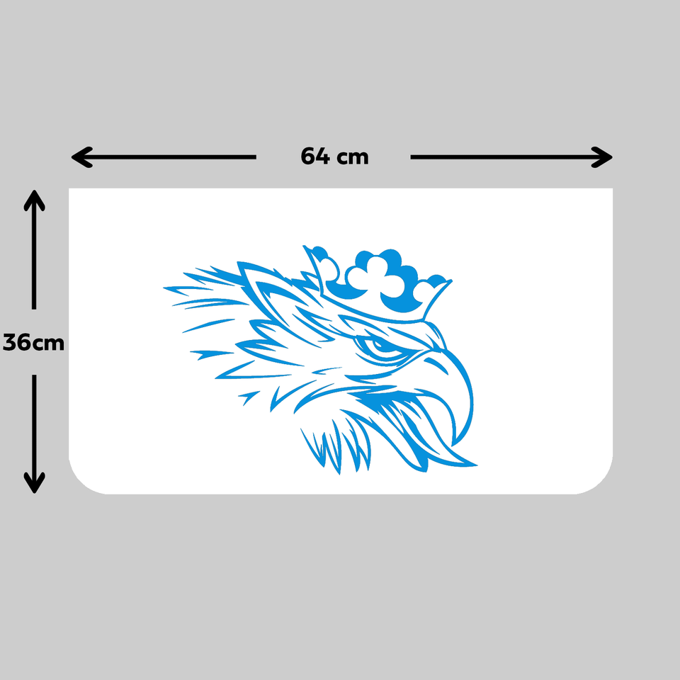 SCANIA Lorry HGV Truck Mudflaps 36x64 cm White PVC Mud Flaps Light Blue ...