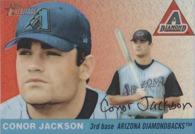 2004 Topps Heritage - Chrome Conor Jackson #THC75 Refractor /555 (RC ...