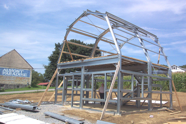 Steel Gambrel House Steel Gambrel Barns | Gambrel Roof Barn Kits For
