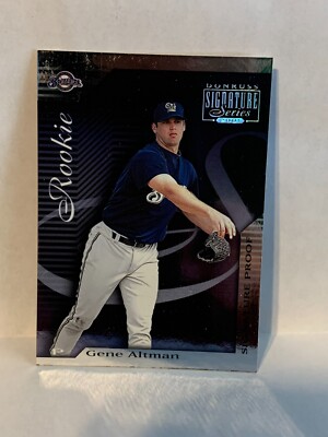 2001 Donruss Signature Proofs #281 Gene Altman - Serial #'d/25 | eBay
