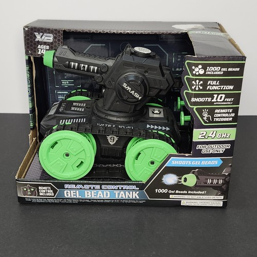 Remote Control Gel Bead Tank 2.4 GHz Green And Black, Gel Beads AGES 14 ...