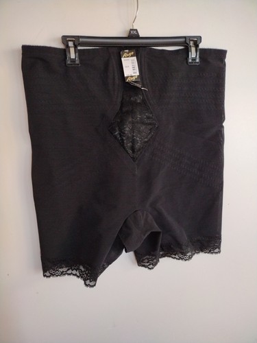 Rago Of New York 6209 High Waist Leg Shaper Girdle Black Size 8X/46 NWT ...