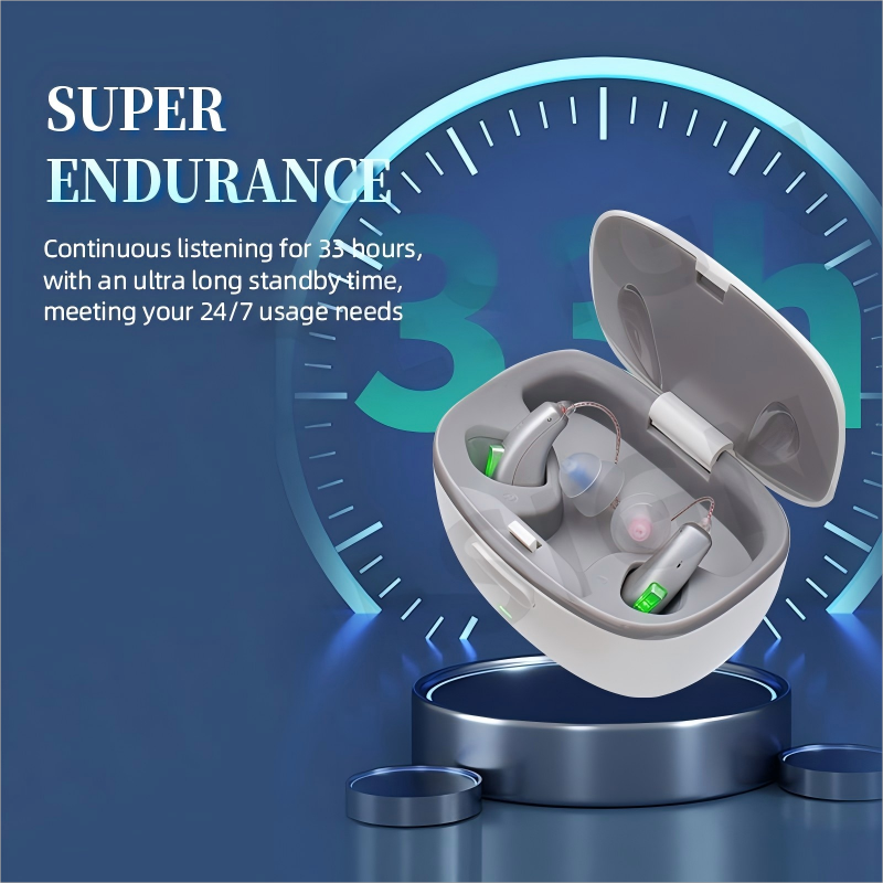 OTC Rechargeable Hearing Aids Noise Reduction Bluetooth App Phone Call ...