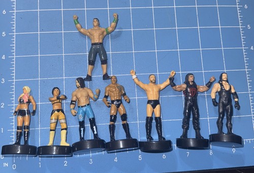 9 WWE Wrestler Stampers The Rock John Cena Undertaker Cake Toppers ...
