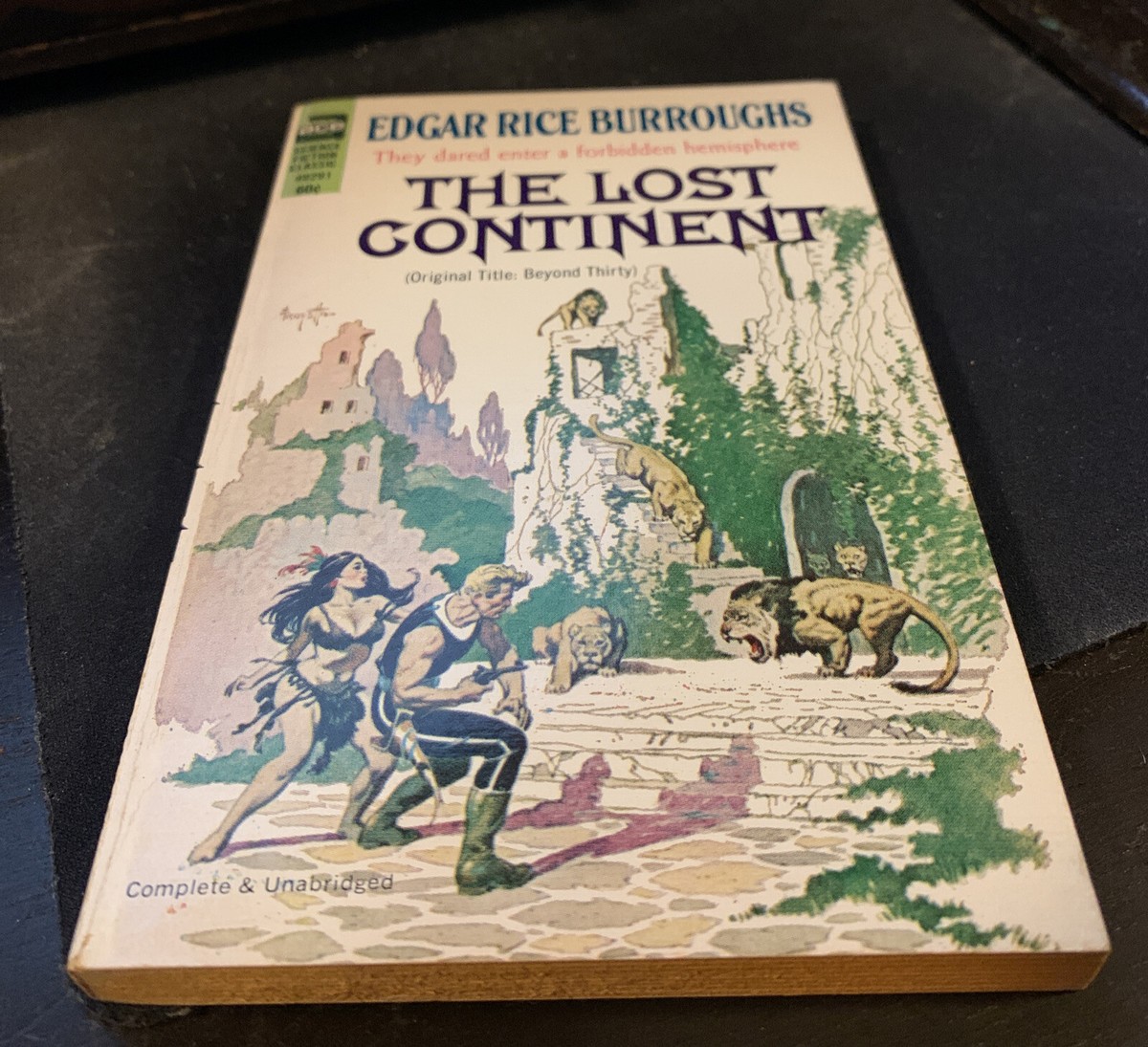 The Lost Continent Edgar Rice Burroughs The People That Time Forgot