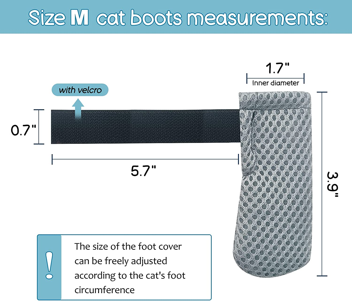 Cat Boots,Paw Covers Anti-Scratch Cat Foot Covers for Cats Adjustable ...