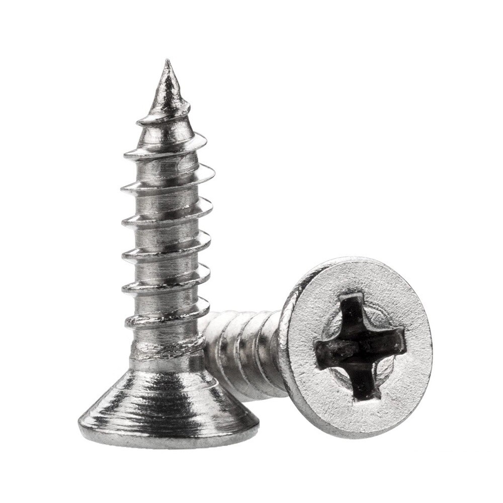 M3 M3.5 M4 M5 M6 FULLY THREADED PHILLIPS COUNTERSUNK WOOD STAINLESS ...