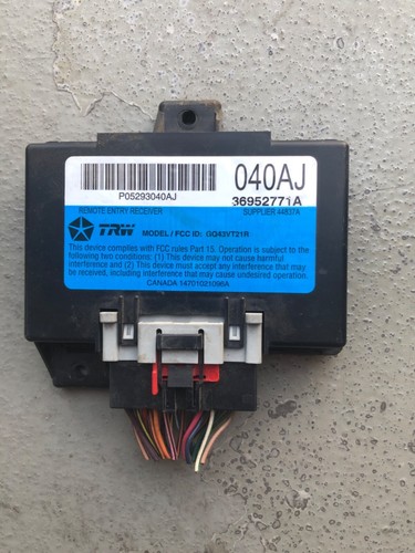 2001-2005 Chrysler PT Cruiser Keyless Remote Entry Module Unit OEM ...