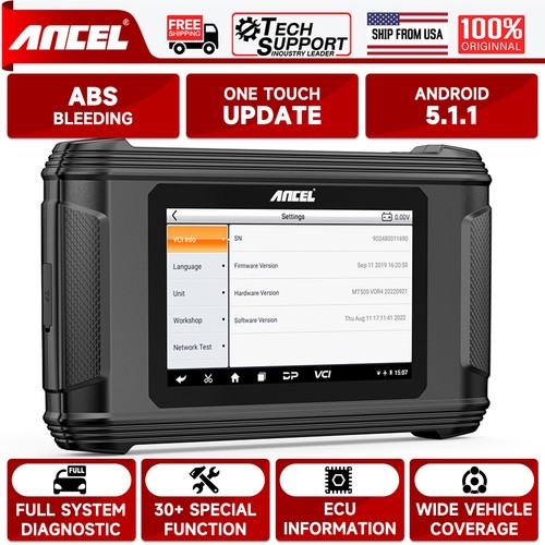 ANCEL MT500 OBD2 Scanner Motorcycle ATV MTV UTV All System Diagnostic Scan Tool | eBay