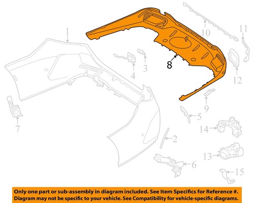 MERCEDES OEM 22-23 C300 Rear Bumper Bumper Components-Valance Panel ...