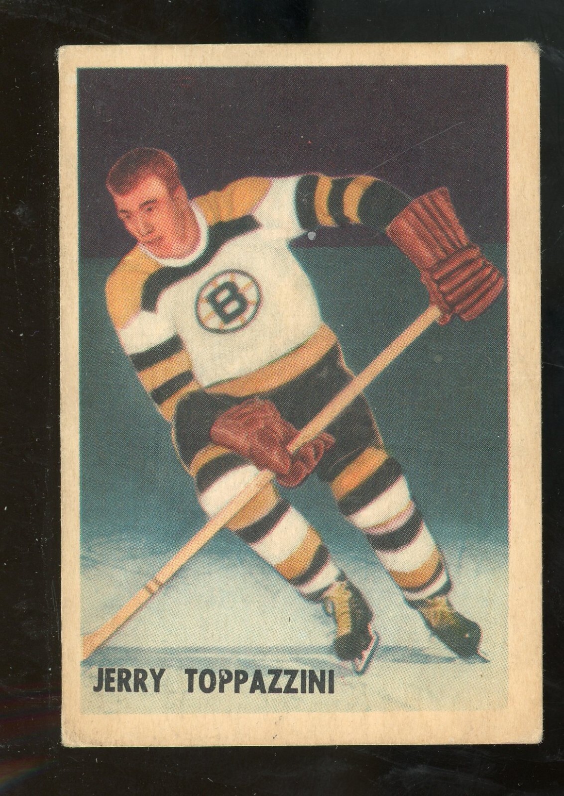 Jerry Toppazzini 1953-54 Parkhurst #98 Hockey Card AB-9544 | eBay