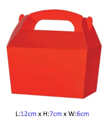 Mini Red Treat Boxes - Wedding Confetti Favour Loot Gift Party Cupcake ...