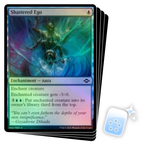 FOIL SHATTERED EGO X4 Modern Horizons 2 Magic MTG MINT CARD | eBay