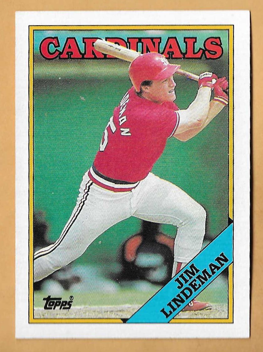 JIM LINDEMAN ST. LOUIS CARDINALS #562 - TOPPS NM-MT 1988 | eBay