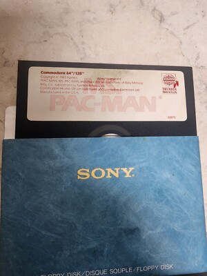 VTG Ms. Pac-Man Commodore 64/128 Disk 1983 Thunder Mountain - Disk Only ...