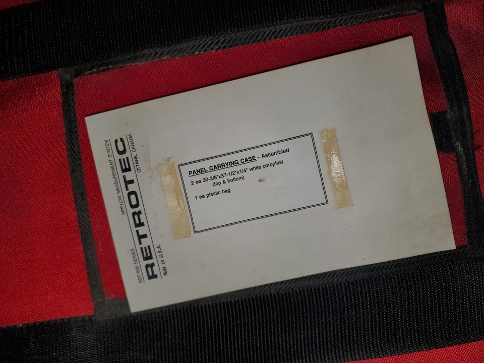 Retrotec RDF-900 Series Airflow DucTester Measurement System GUC Rdf800 ...