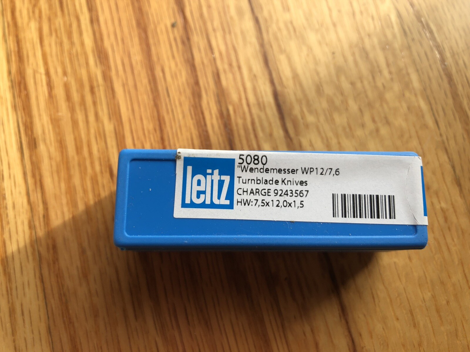 10 QTY NEW - LEITZ CABIDE TURNABLE INSERTS / KNIVES #5080 7.5mm x 12mm ...