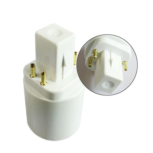 G24q to E27 Socket Base Screw LED Lamp Halogen Light Adapter-Converter ...
