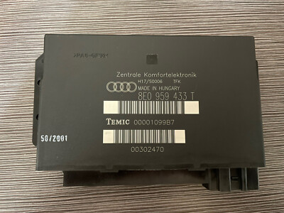 2002 - 2005 Audi A4 S4 B6 CCM BCM Comfort Control Module Unit 8E0 959 ...