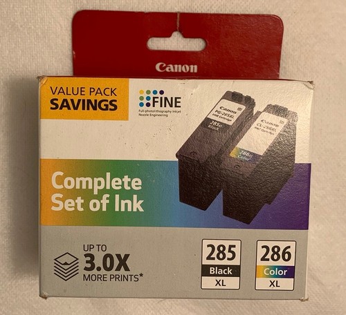 Canon 6196C004 Genuine Ink PG-285 XL Black/CL-286 XL Color Cartridge ...