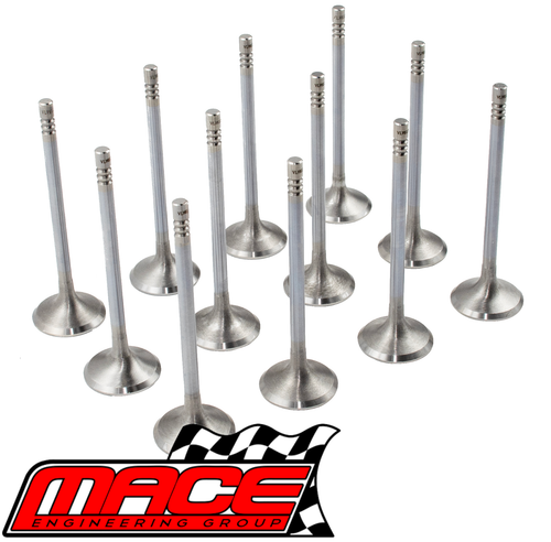 12 X STAINLESS STEEL EXHAUST VALVE FOR FORD FALCON FG BARRA ECOLPI 195 ...