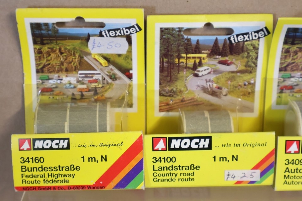 NOCH 34090 34100 34150 34160 N SCALE ROADWAY PAVEMENTS HIGHWAY GRAVEL ...