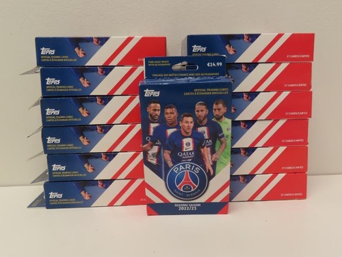 (13) Lot 2022-23 Topps Paris Saint-Germain PSG Fan Team Sealed Box Set ...