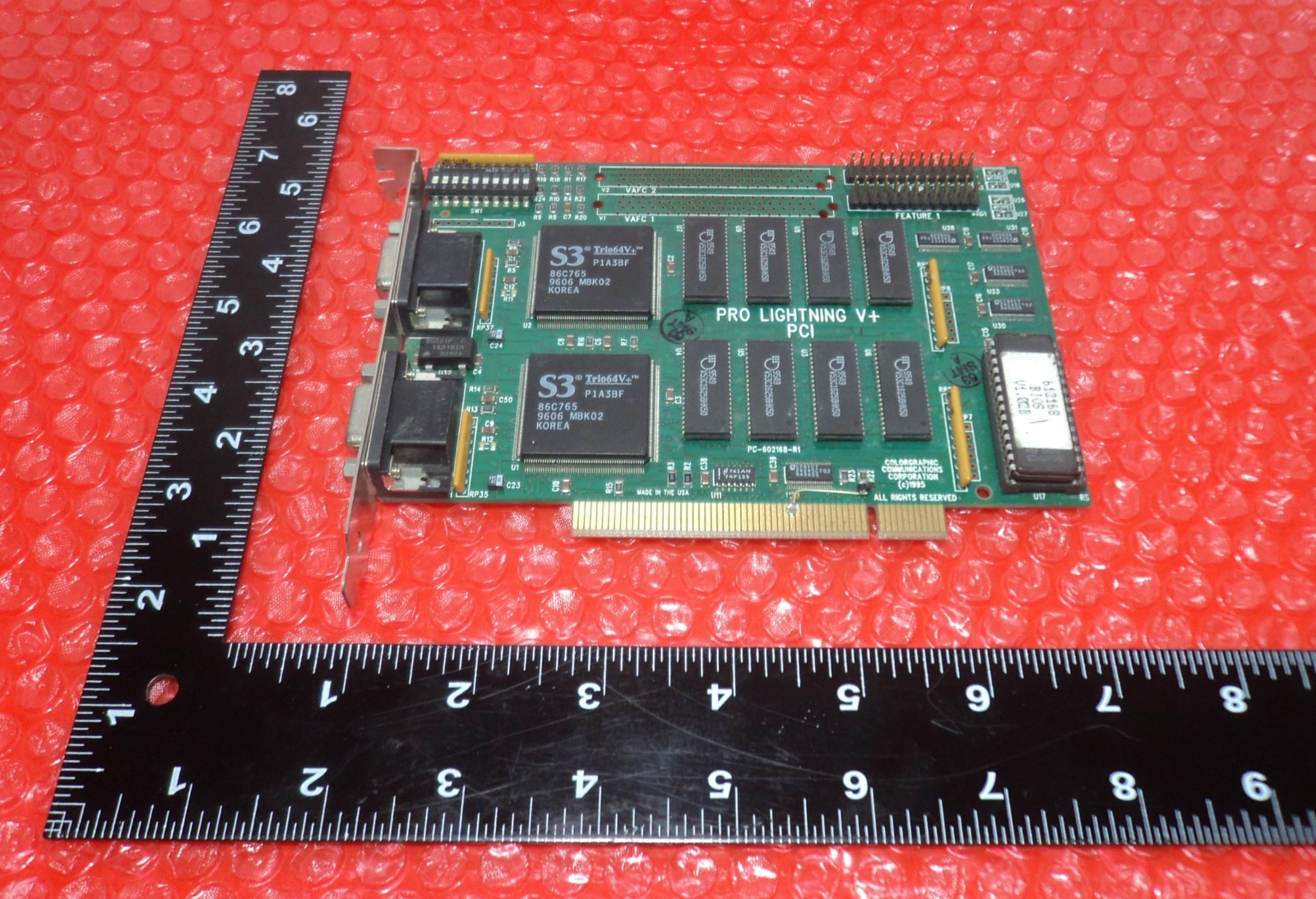 Colorgraphic Communications 602168 Rev.1 PRO Lightning V+ PCI Module | eBay