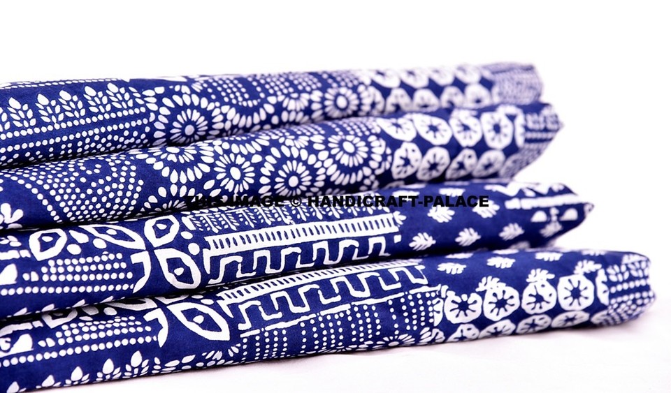 100% Cotton Fabric Hand Print Sewing Dressmaking Clothes Handmade DIY ...