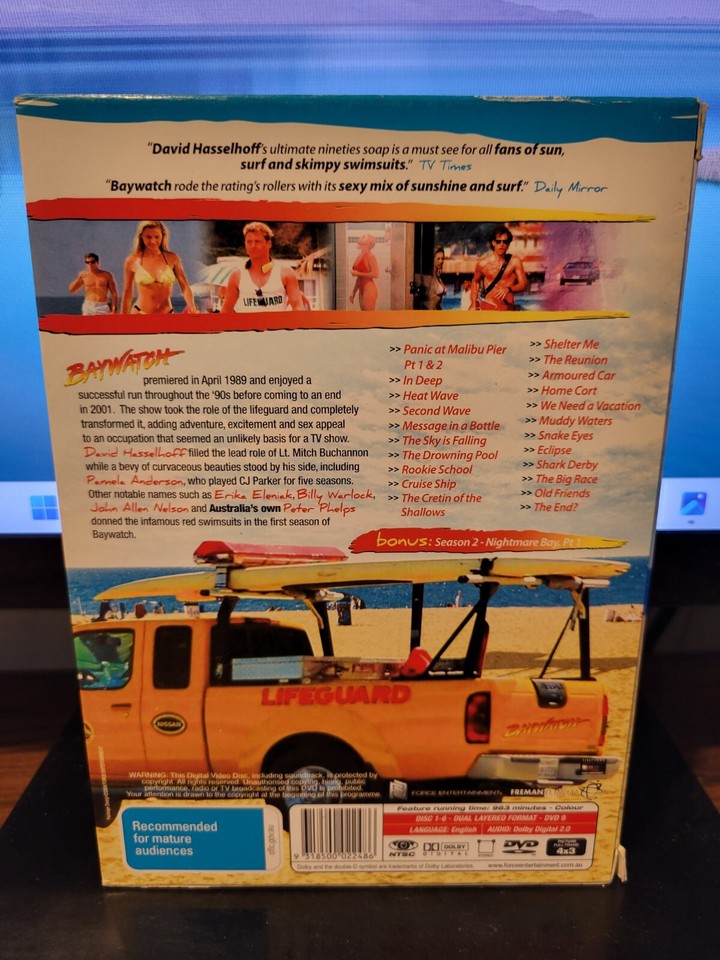 Baywatch - Season 1 (DVD, 2007, 6-Disc Set) NEW, Sealed 9318500022486| eBay