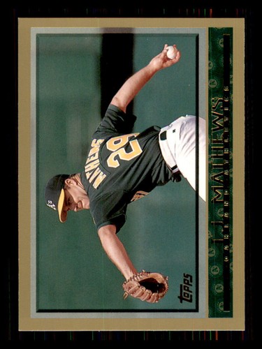 1998 Baseball Topps T.J. Mathews Oakland Athletics #420 | eBay