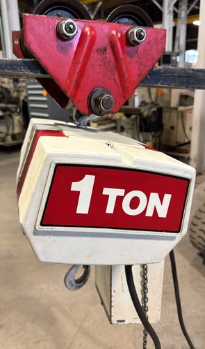 1 Ton Coffing Electric Chain Hoist, 10' Lift, Pendant, Chain Bucket | eBay