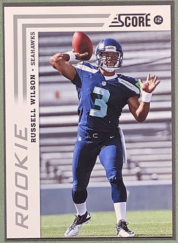 RUSSELL WILSON 2012 PANINI SCORE FOOTBALL #372 PASSING ROOKIE RC | eBay